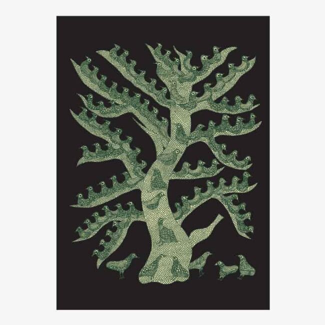 Patua Elephant Card - Tara Books